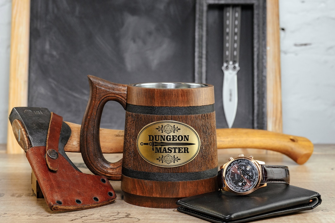 Dungeon Master Stein, Dungeons and Dragons, Custom Dnd Tankard, D&D ...