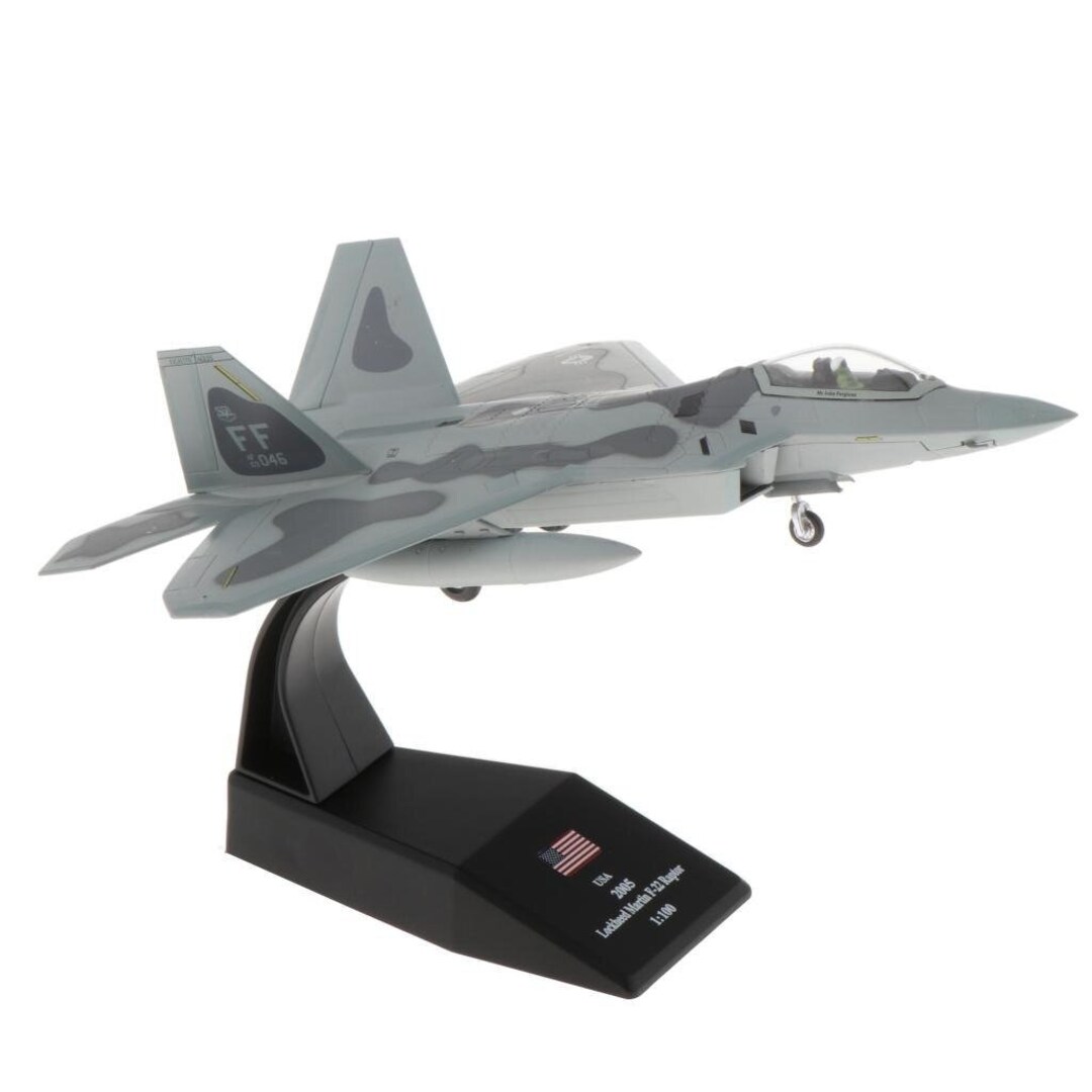 1/100 Lockheed Martin F-22 Raptor Die-cast Scale Model - Etsy Australia