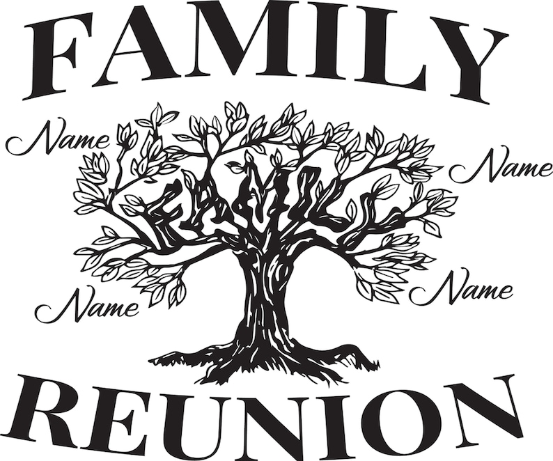 Family Reunion Tree Template Free