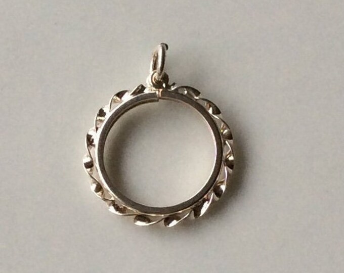 Sterling Silver Coin Mount for the Joey 3d Coin - Etsy