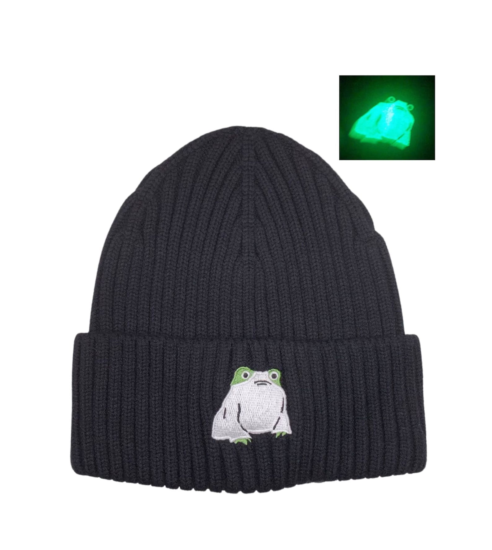 Hatphile Ghost Frog Halloween Reflective Beanie - Etsy