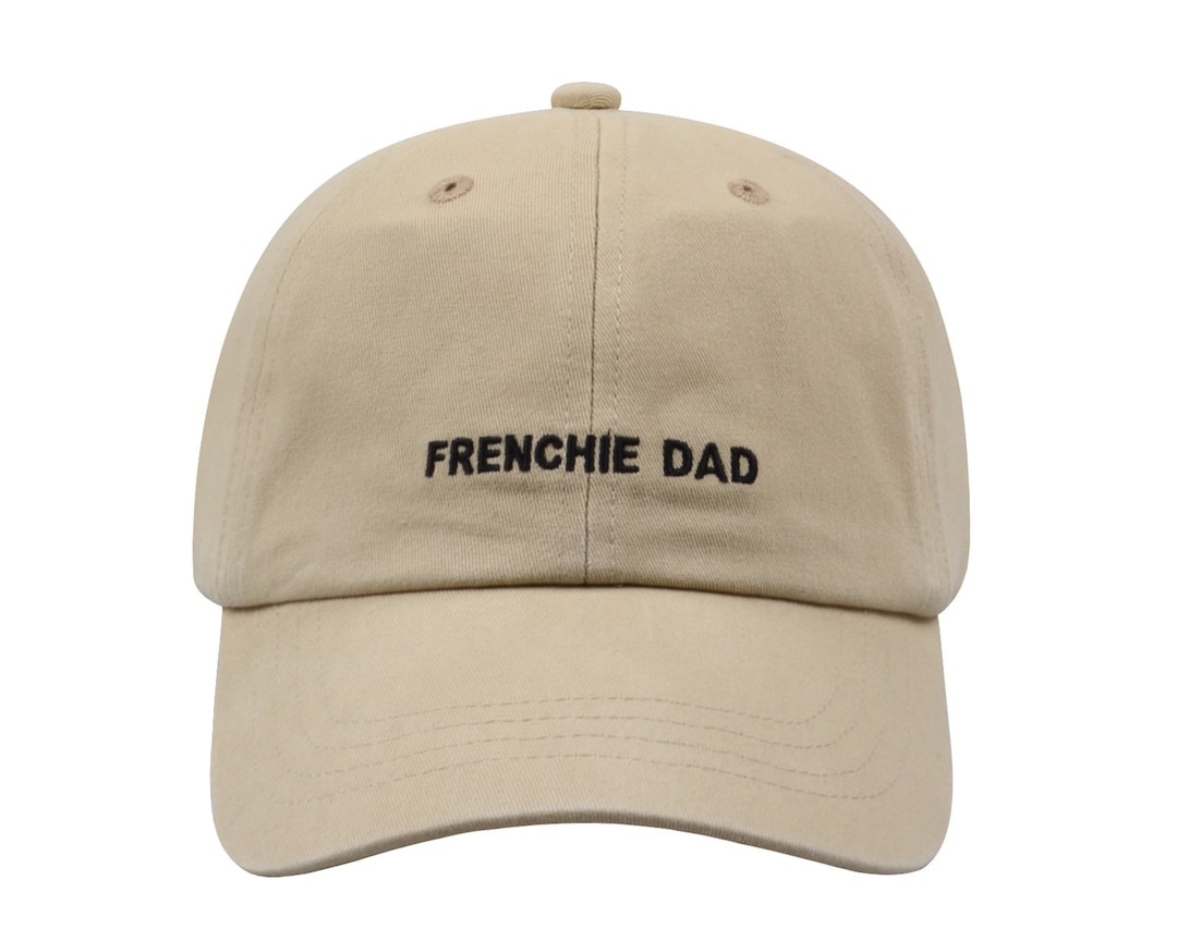 Embroidered Frenchie Dad Hat - Soft Cotton Baseball Cap - Etsy