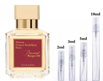 Baccarat Rouge 540 Sample | Etsy