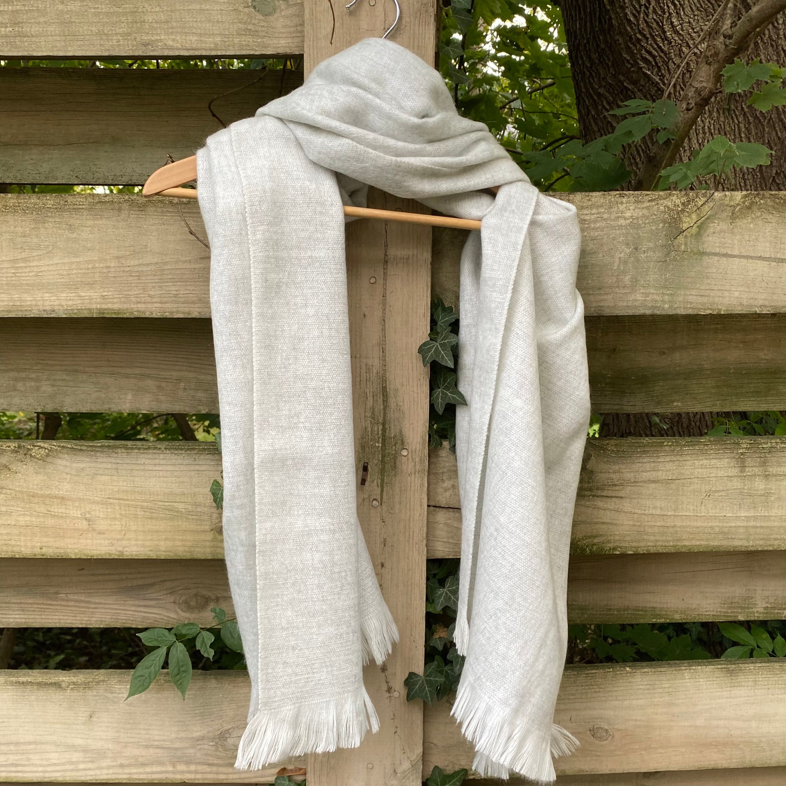 Alpaca Shawl Soft Silver Grey - Etsy