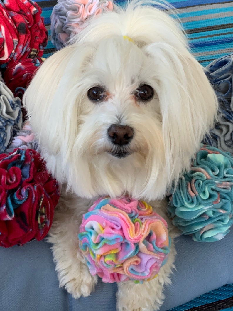 Snuffle Ball Treat Dispenser Treat Ball Canine Enrichment - Etsy