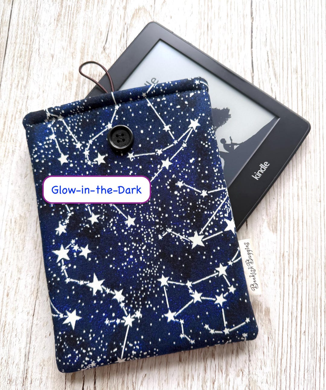 Glow-in-the-dark Kindle Sleeve, Book Sleeve, iPad Cover, Book Pouch ...