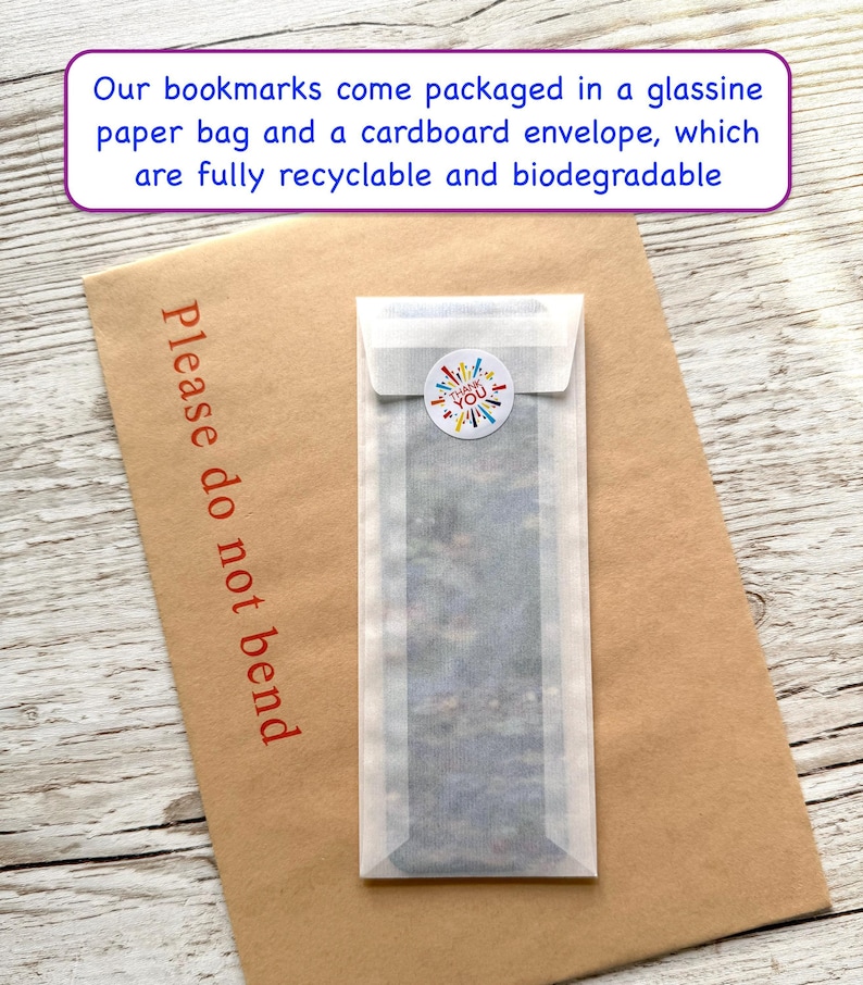 Gustav Klimt the Kiss Bookmark, Double-sided, Laminated, Book Lover ...