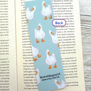 Duck Bookmark Duck off I'm Reading, With or Without Tassel, Double ...