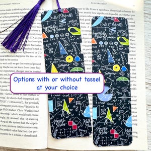 Maths Bookmark, Double-sided, Laminated, Book Lover Gift, Science Gift ...