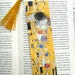 Gustav Klimt the Kiss Bookmark, Double-sided, Laminated, Book Lover ...