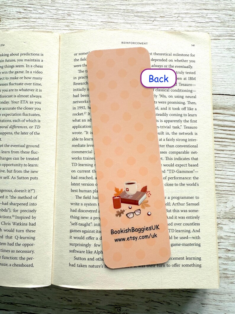Reading Duck Bookmark, With or Without Tassel, Double-sided, Laminated ...