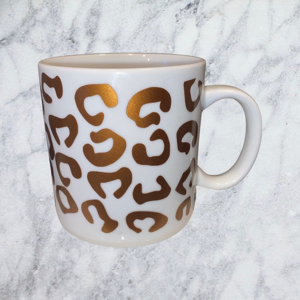 Leopard Coffee Mug - Etsy