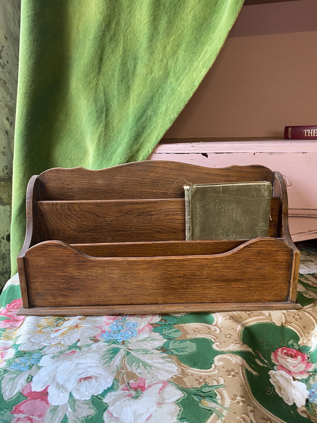 Vintage Wooden Letter Rack Desk Storage - Etsy UK
