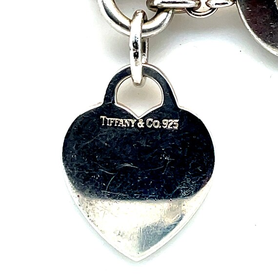 Classic Tiffany & Co Sterling Heart Toggle Necklace - Gem