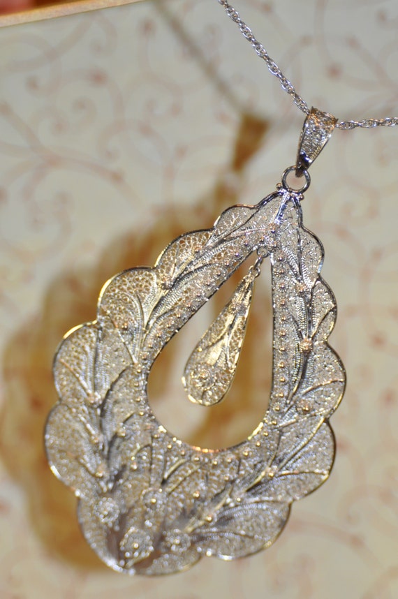 Rare Van Lou Sterling Silver GERMANY 1960 Abstract Mo… - Gem