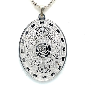 Vintage Tudor Rose Pendant - Etsy