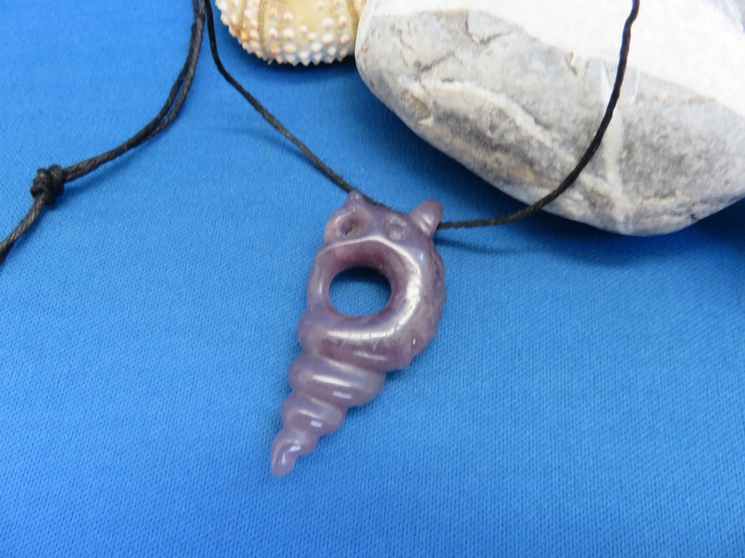 African Art Ethnic Jewelry Shona Stone Carving LEPIDOLITE "nyaminyami ...