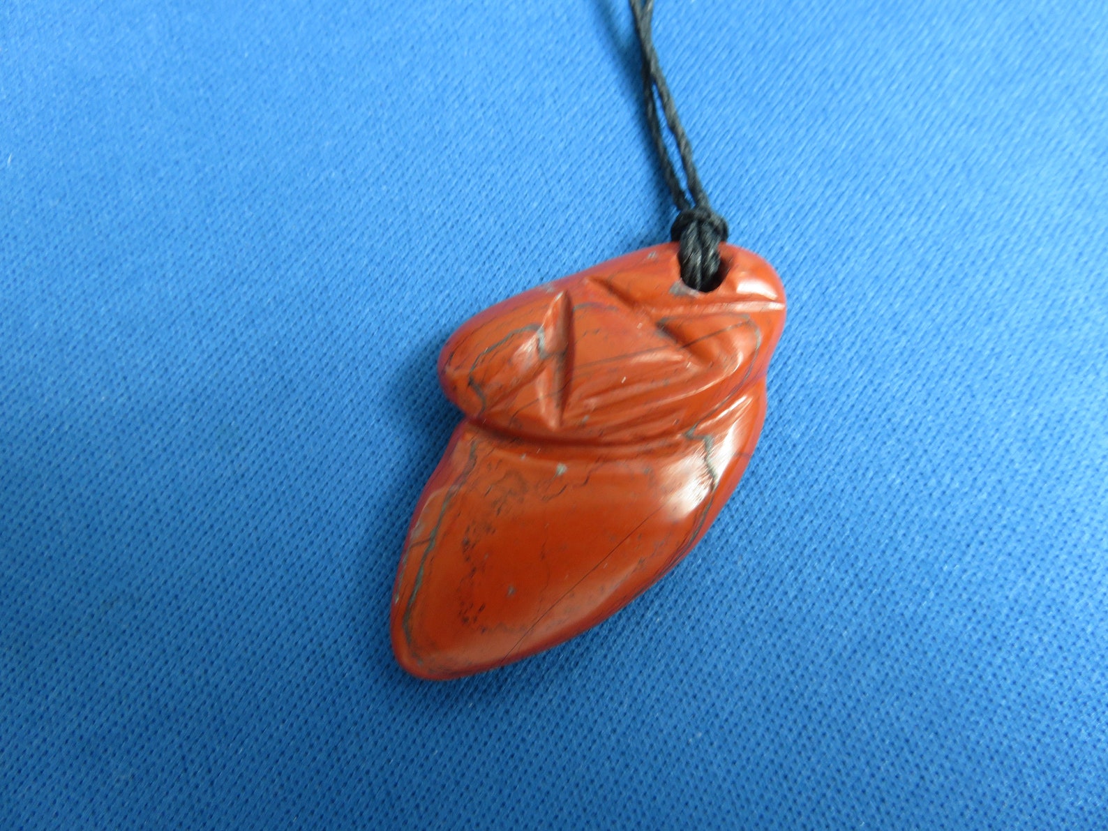 African Art Ethnic Jewelry Shona Carving Polished RED JASPER ...
