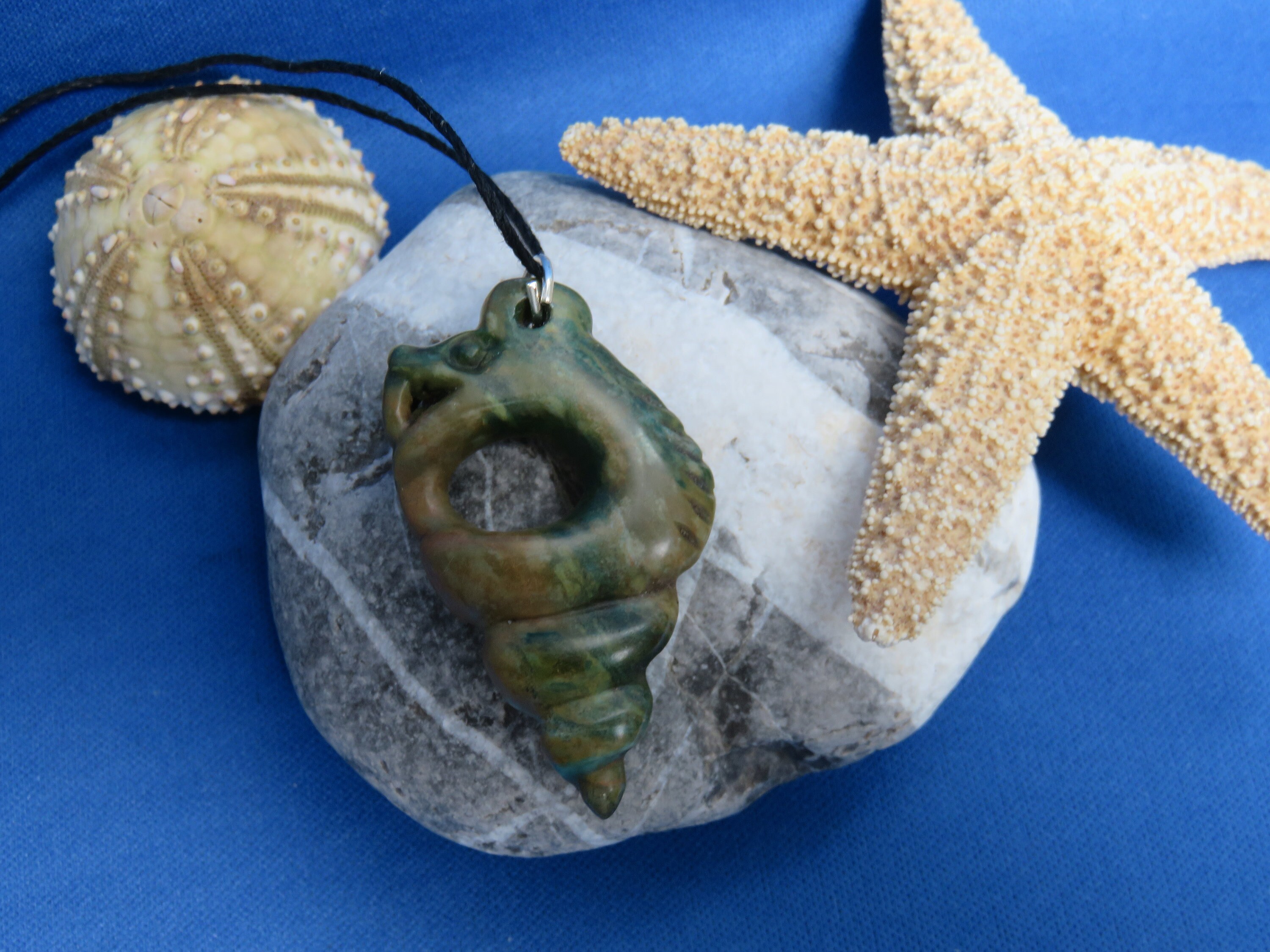 African Art Ethnic Jewelry Shona Stone Carving Verdite "nyaminyami ...