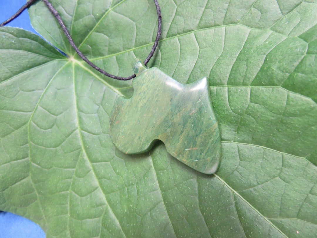 African Art Ethnic Jewelry Shona Carving Pendant Necklace Polished ...