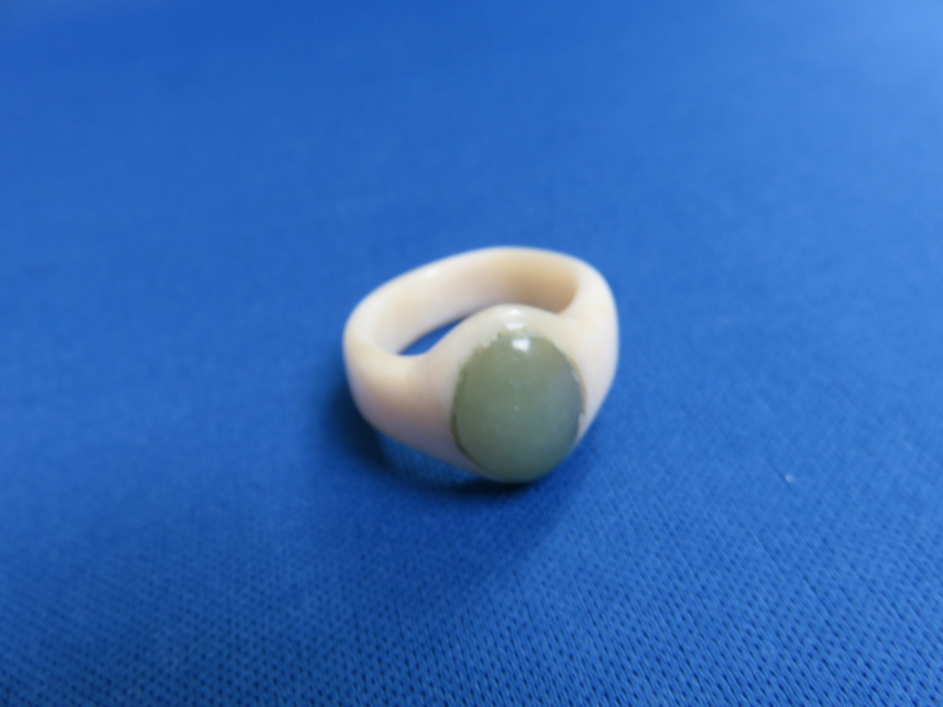 African Art Ethnic Jewelry Shona Carving Polished Cow Bone RING With ...