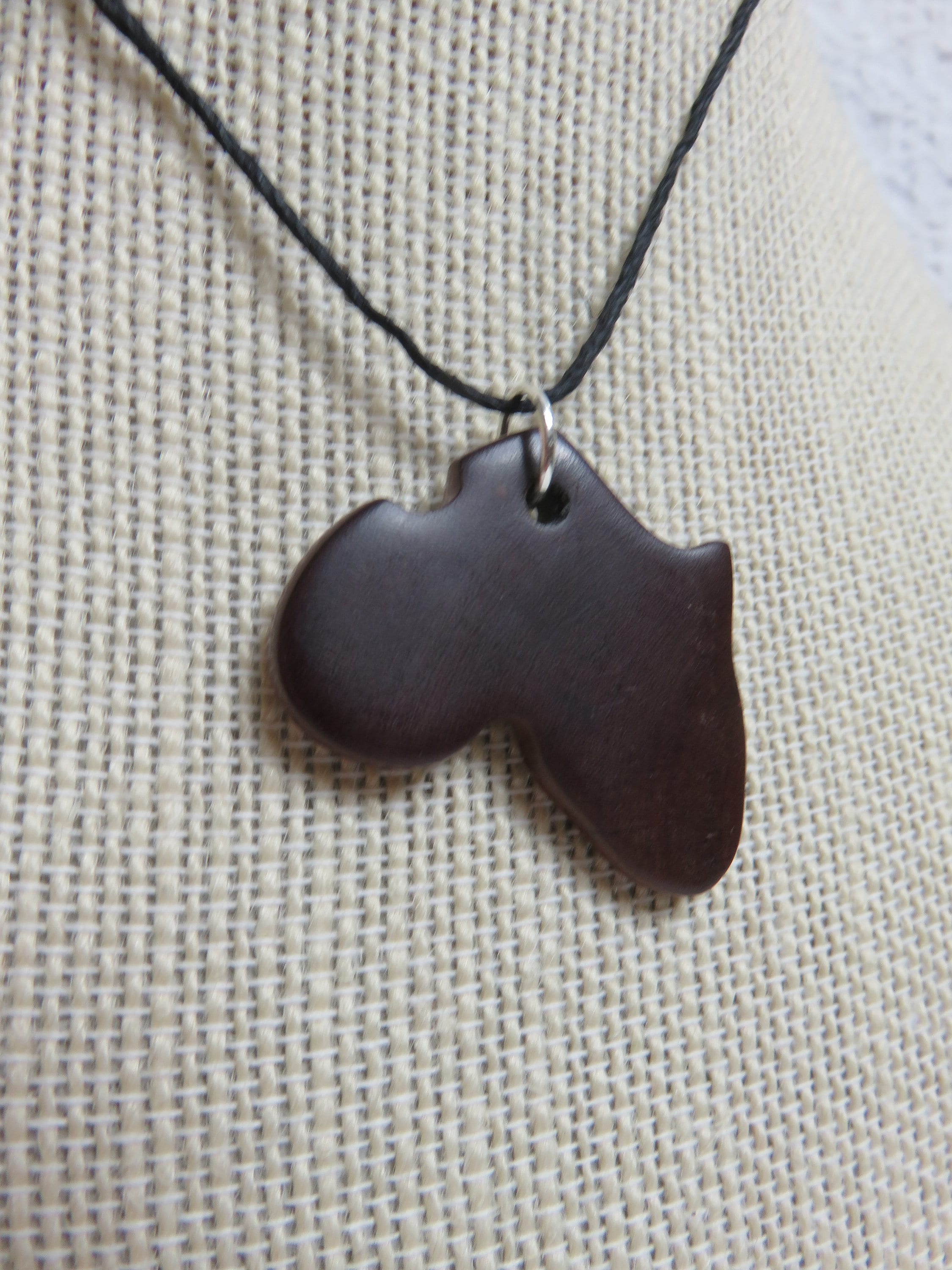 African Art Ethnic Jewelry Shona Carving Polished BROWN VERDITE AFRICA ...