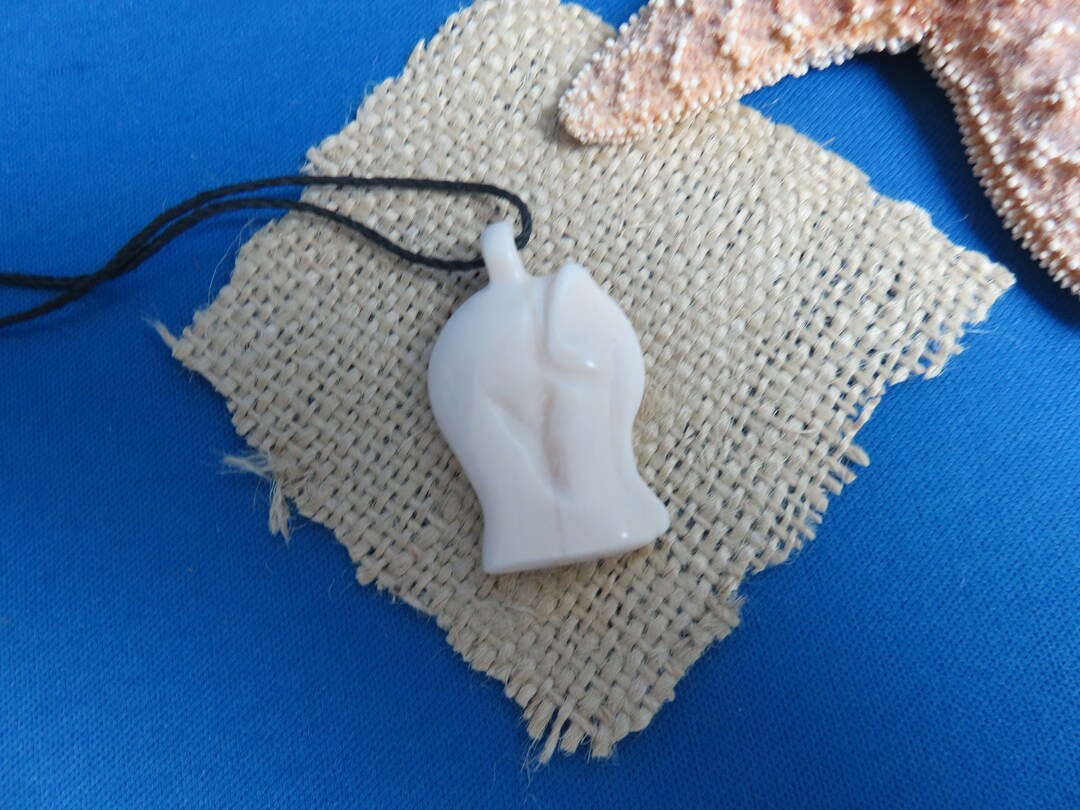 African Art Ethnic Jewelry Shona Carving Polished COW BONE ELEPHANT ...