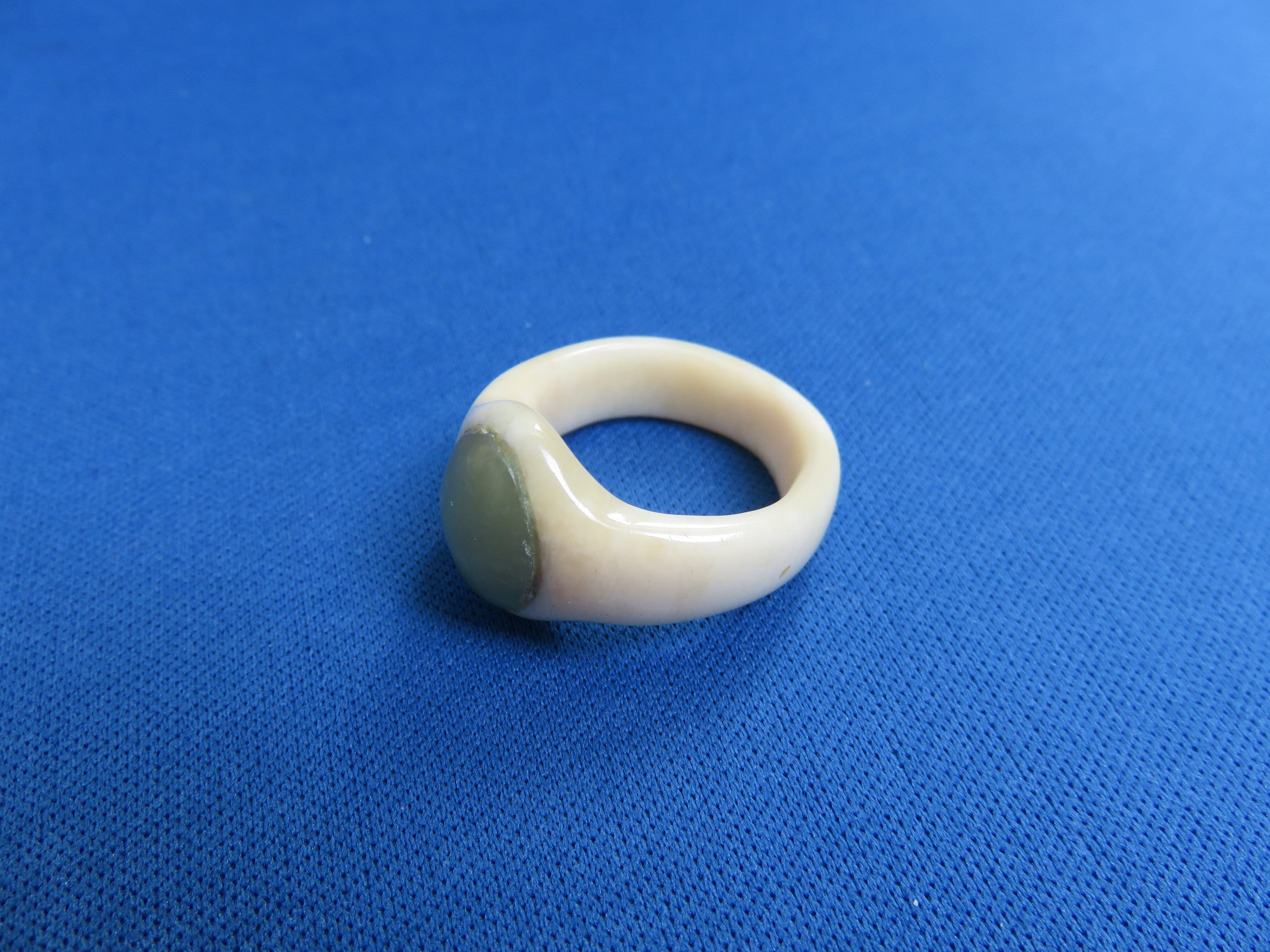 African Art Ethnic Jewelry Shona Carving Polished Cow Bone RING With ...