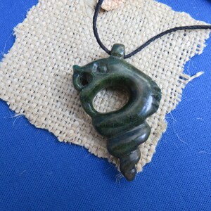 African Art Ethnic Jewelry Shona Carving Pendant Necklace Polished ...
