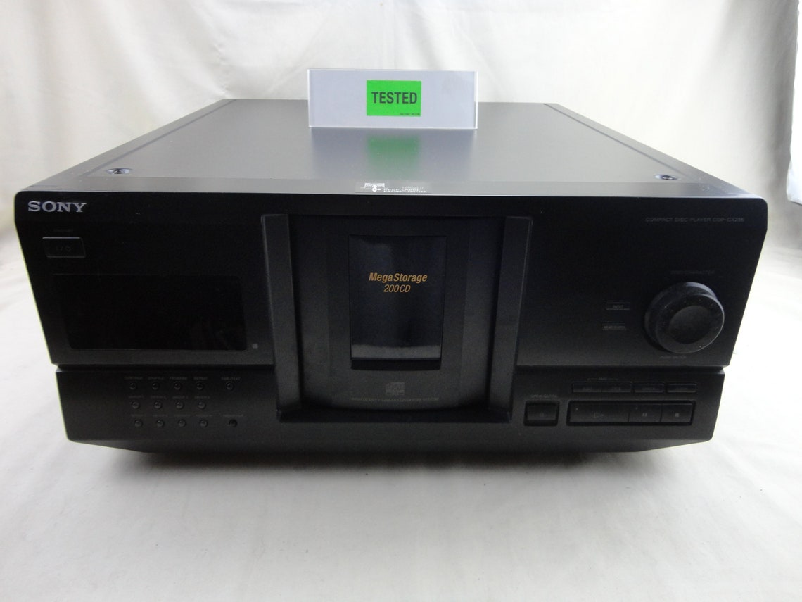 Sony CDP-CX235 CD Player 200 CD Capacity Mega Jukebox | Etsy