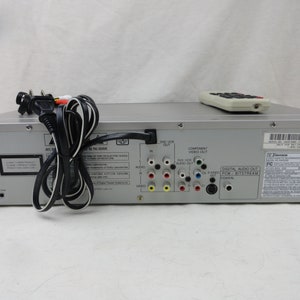 Emerson EWD2202 DVD VCR Dual Double Deck Combo With Remote and Cable - Etsy