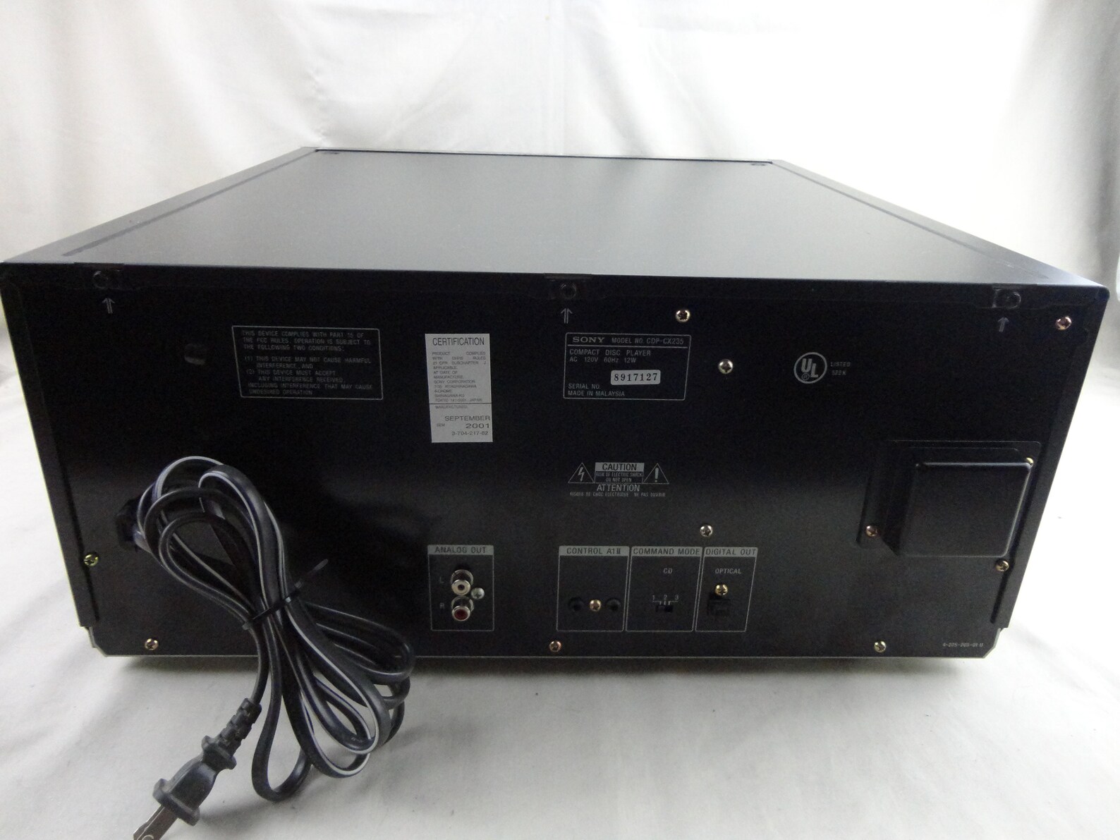 Sony CDP-CX235 CD Player 200 CD Capacity Mega Jukebox | Etsy