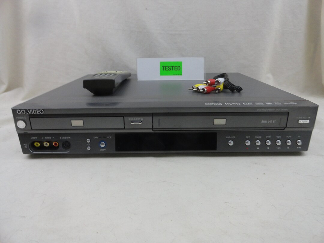 Go Video VR3840 DVD-R Dvd Recorder Player With Remote and Cable - Etsy