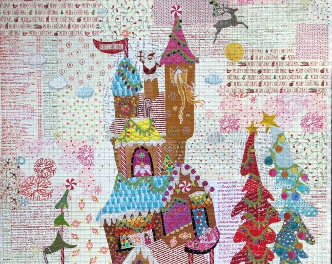 Gingerbread House Collage Pattern by Laura Heine - Etsy