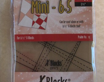 6.5 X-blocks Template - Etsy