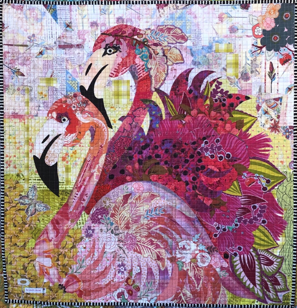 Opposites Attract Collage Quilt Pattern by Laura Heine - Etsy