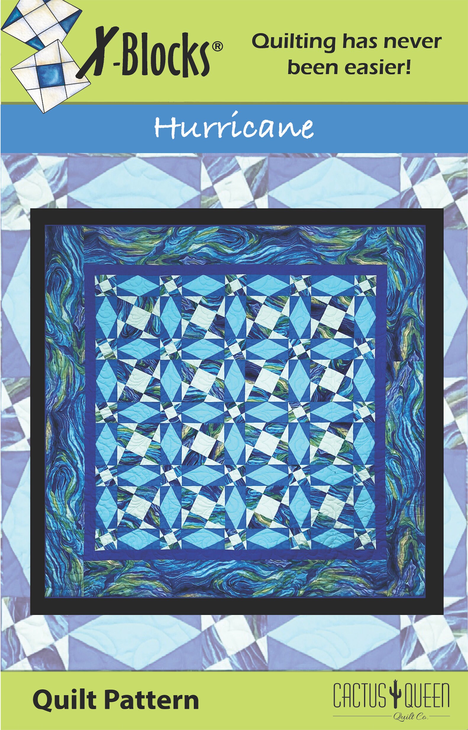 Hurricane X-blocks Quilt Pattern - Etsy