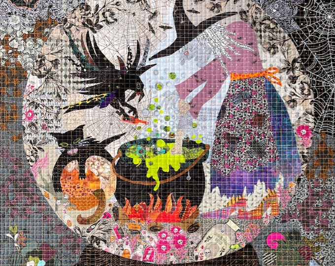 Crystal Ball Collage Quilt Pattern by Laura Heine - Etsy