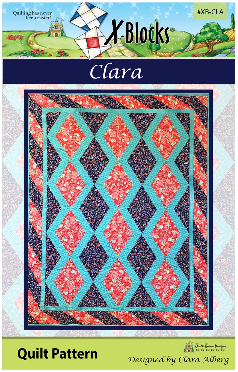 Clara X-blocks Quilt Pattern - Etsy