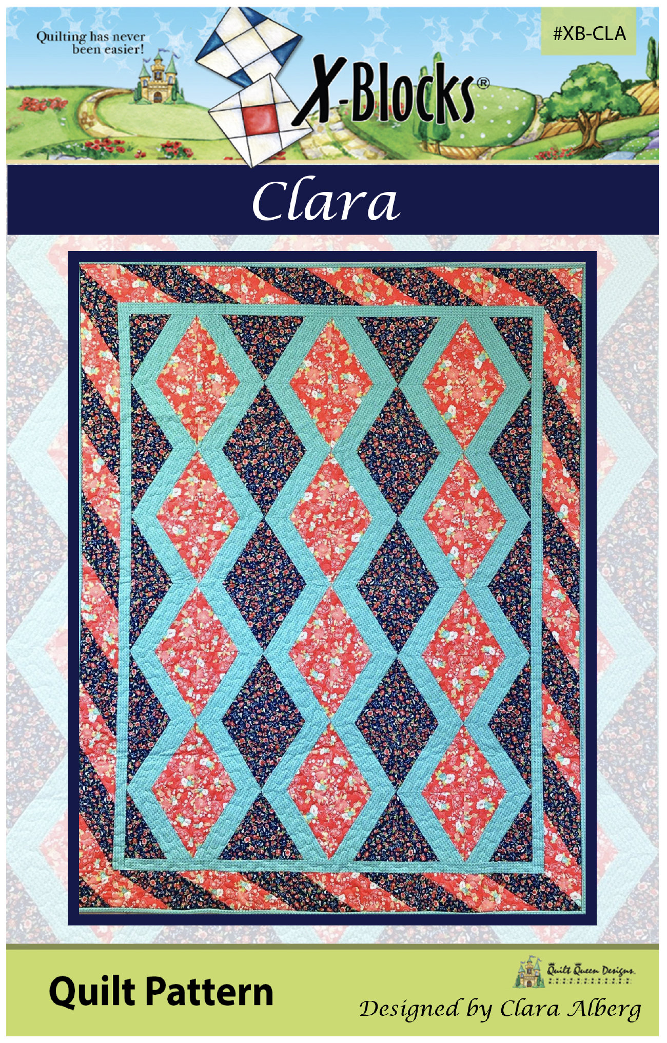 Clara X-blocks Quilt Pattern - Etsy