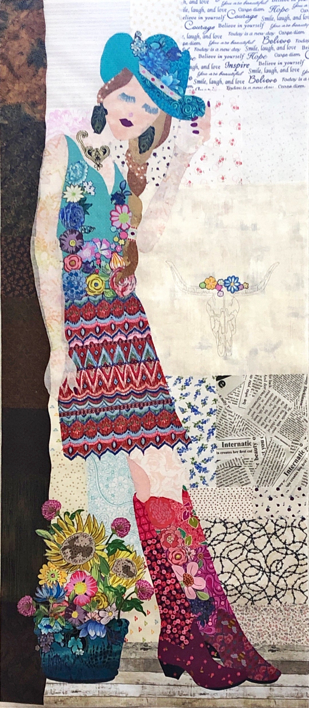 Hey Cowboy! Collage Kit by Doris Rice - Etsy