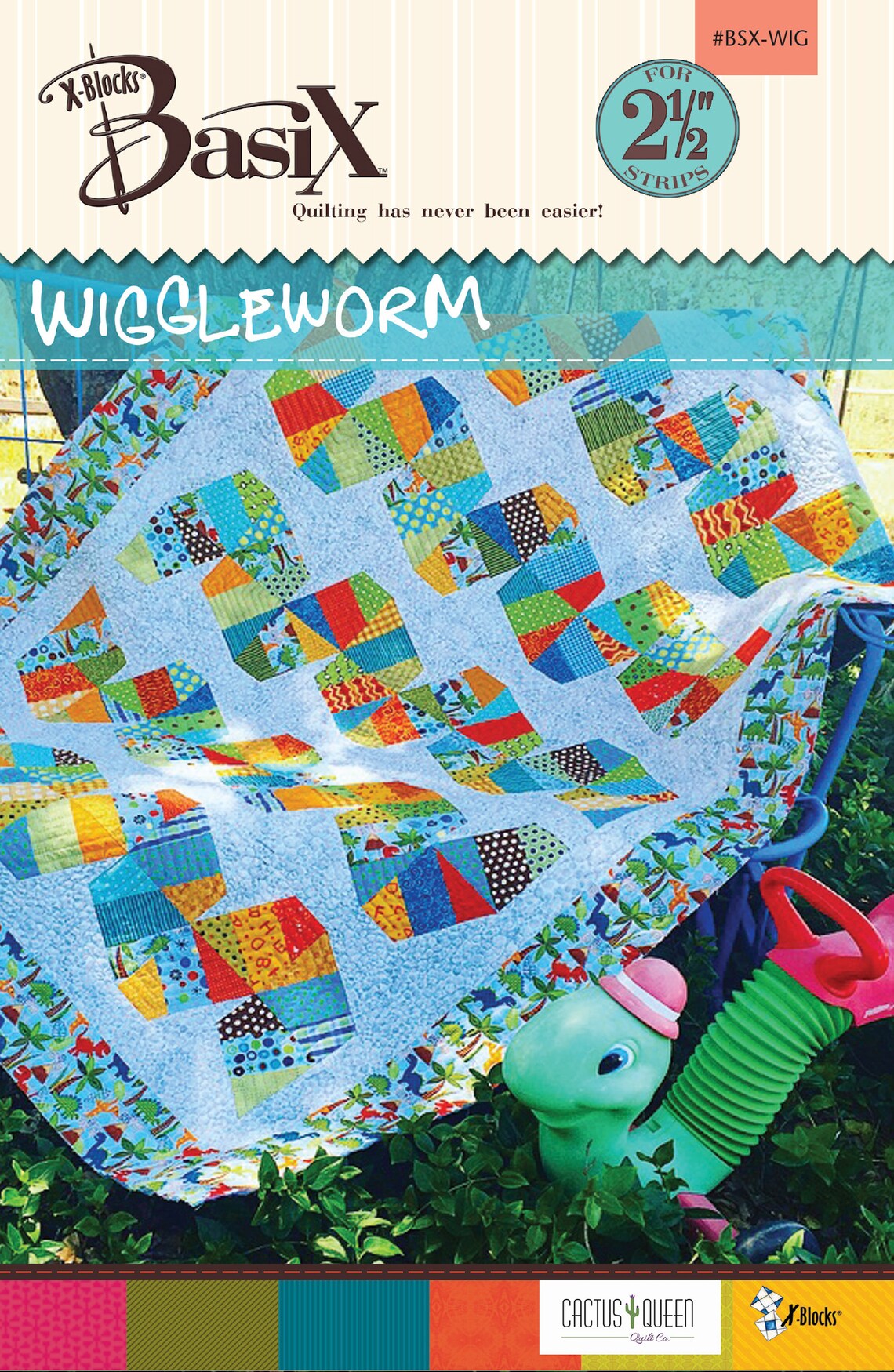 Wiggleworm Basix Pattern by Cactus Queen Quilt Co. - Etsy