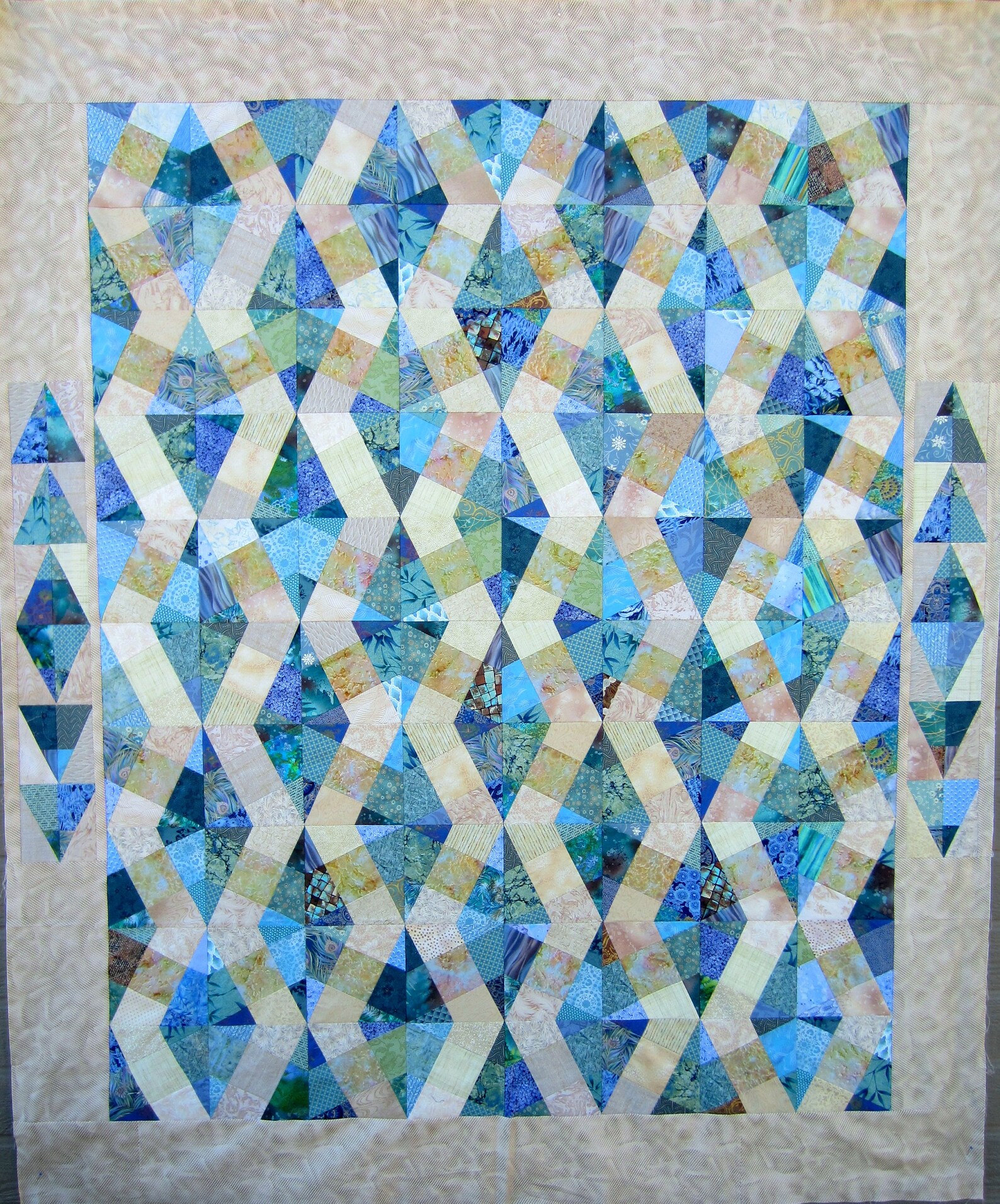 Venetian Tiles X-blocks Quilt Pattern - Etsy