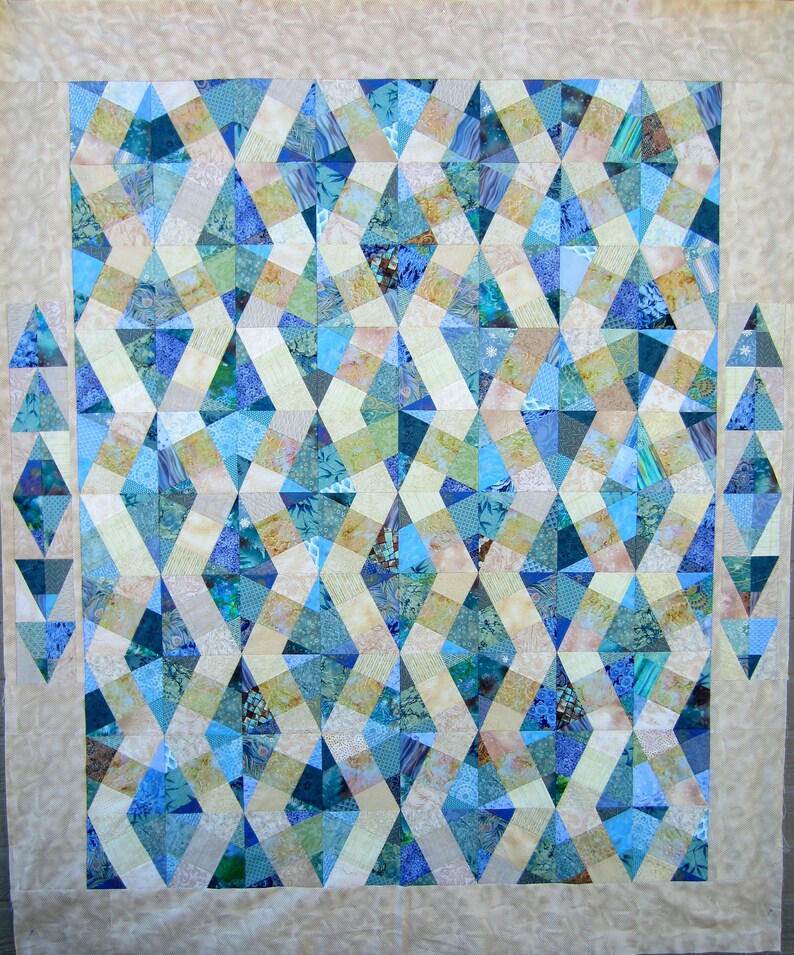 Venetian Tiles X-blocks Quilt Pattern - Etsy
