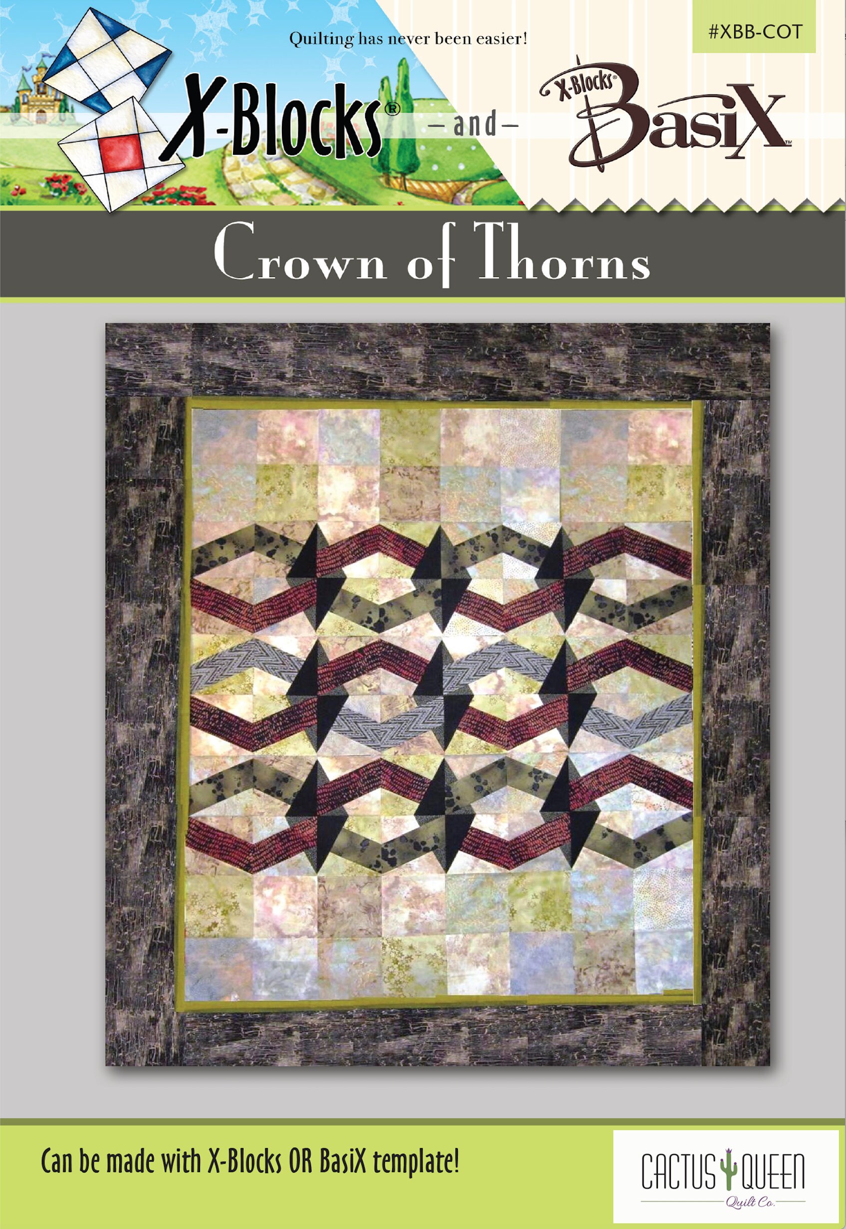 Crown of Thorns X-blocks Quilt Pattern - Etsy