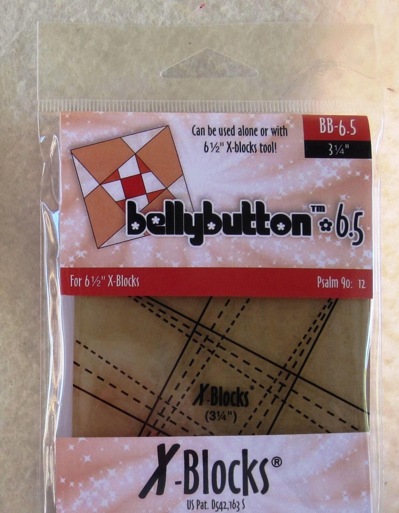 6.5" Bellybutton X-blocks Template - Etsy
