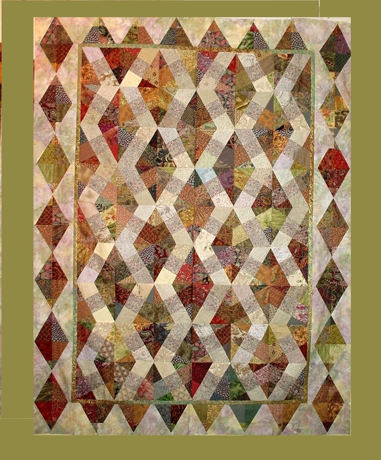 Venetian Tiles X-blocks Quilt Pattern - Etsy