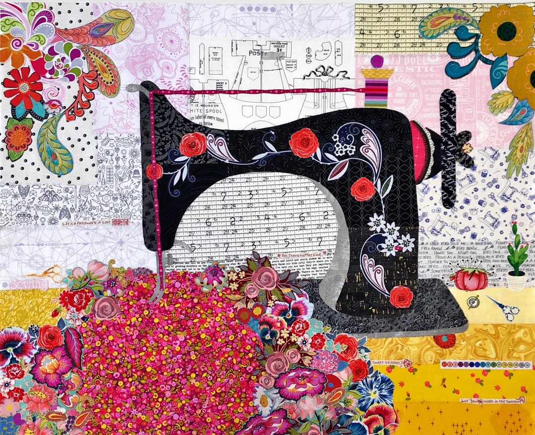 Featherweight Collage Kit by Doris Rice, a Laura Heine Certified ...