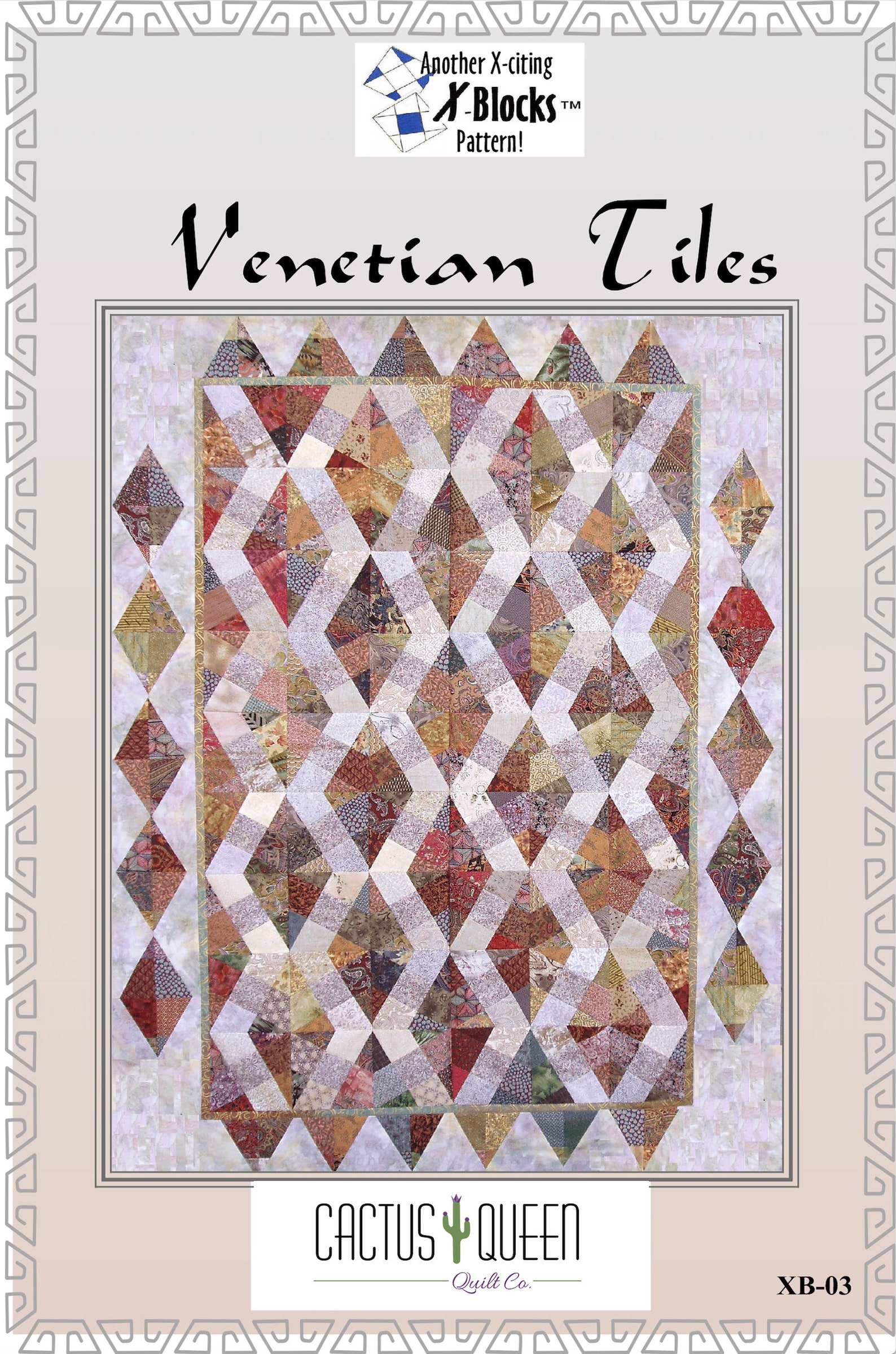 Venetian Tiles X-blocks Quilt Pattern - Etsy