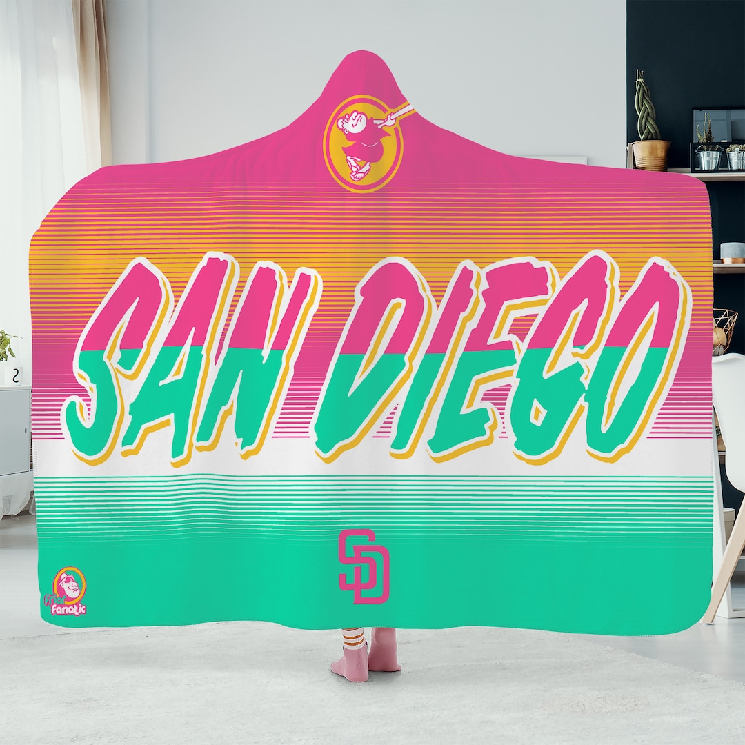 Padres City Connect Hooded Blanket/beach Wrap - Etsy